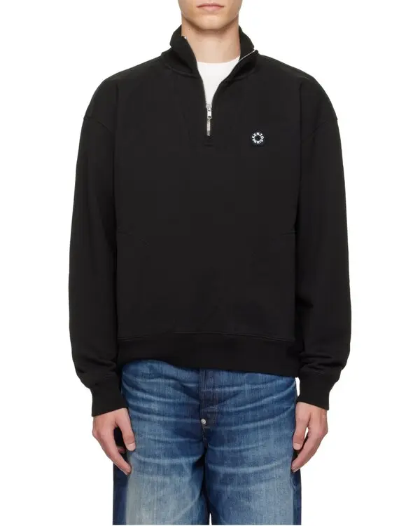 Kenzo Boke Flower 2.0 Embroidered Half-zip Sweatshirt