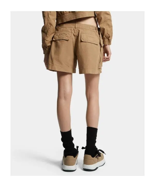 Dsquared2 Icon-printed Mid-rise Cargo Shorts - Khaki