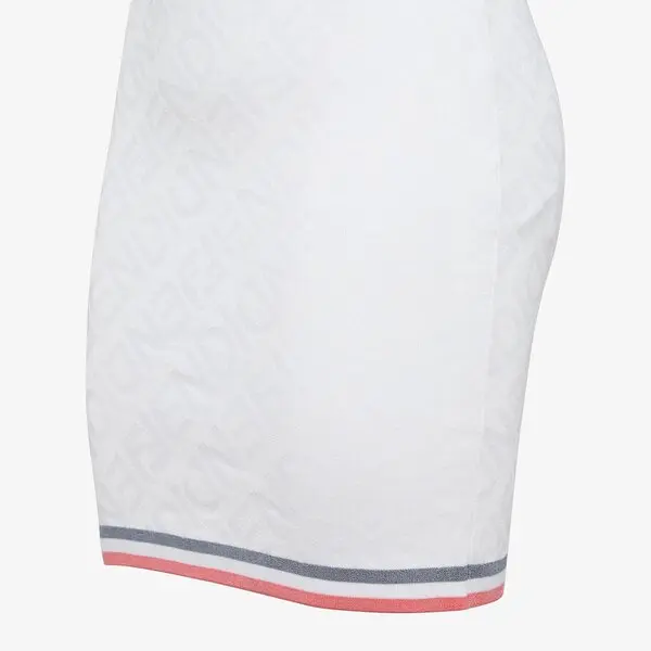 Fendi Sleeveless Logo Motif Midi Dress