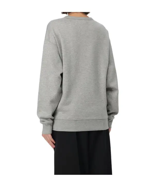 Valentino Garavani V Logo Plaque Crewneck Sweatshirt