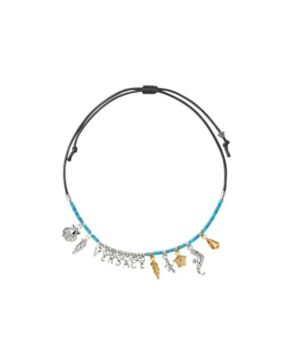 Versace Icons De La Mer Necklace - Gray