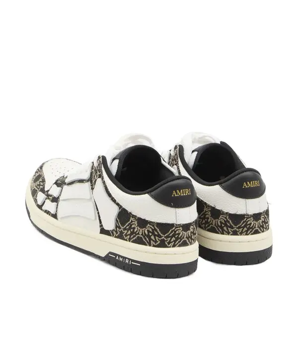Amiri Skel-top Lace-up Sneakers - Black