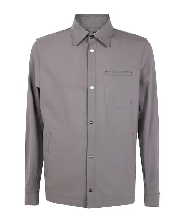 Herno Button-fastening Shirt Jacket