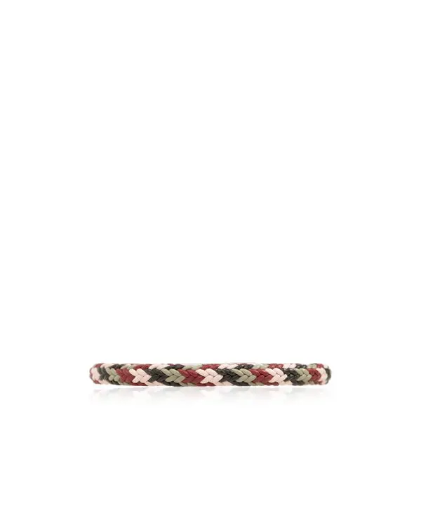 Bottega Veneta Braided Rope Bracelet With Magnetic Buckle