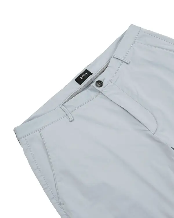 Hugo Boss Straight Casual Pants With Button Detailing - Blue