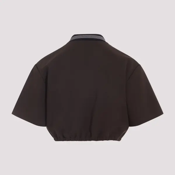 Miu Miu Color Block Zipper Top