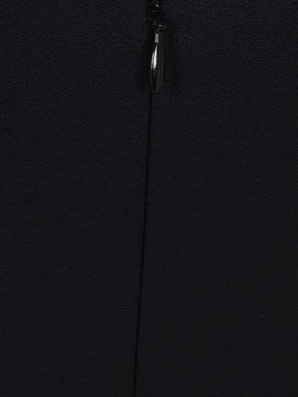 Givenchy Square Neck Fluted Mini Dress