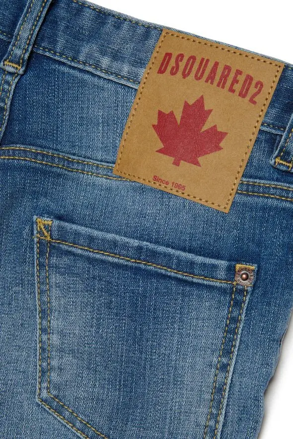 Dsquared2 Logo Jeans - Blue