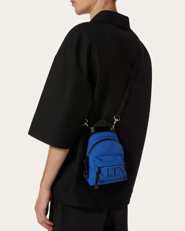 Valentino Garavani Vltn Logo Printed Nylon Backpack