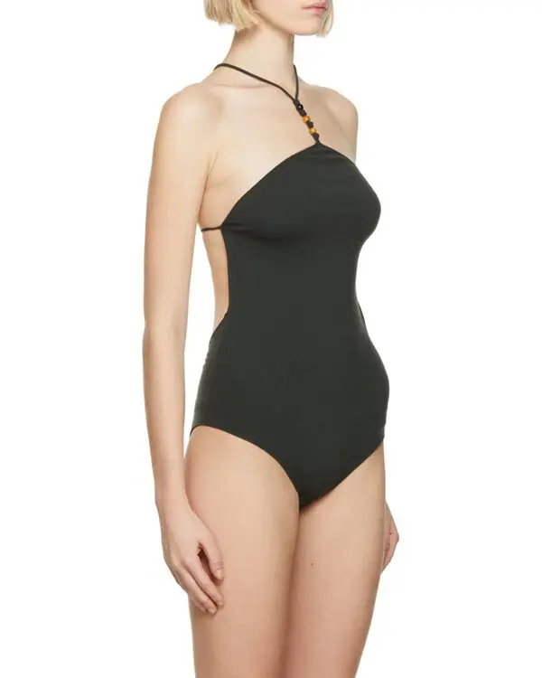 Bottega Veneta Beaded Halter Neck Top