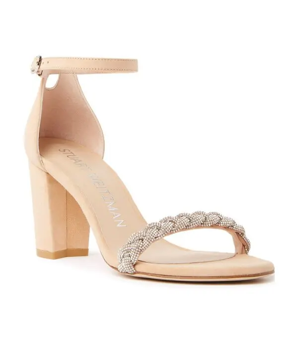 STUART WEITZMAN Nudistcurve Embellished Sandals