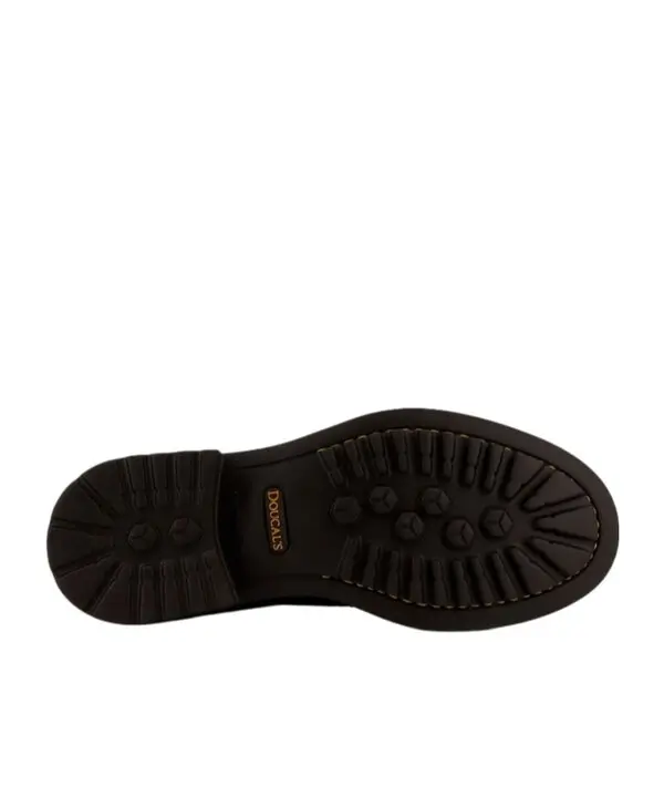 DOUCAL'S Lace-up Brogue Boots - Black