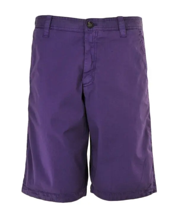 Emporio Armani Logo Shorts - Purple
