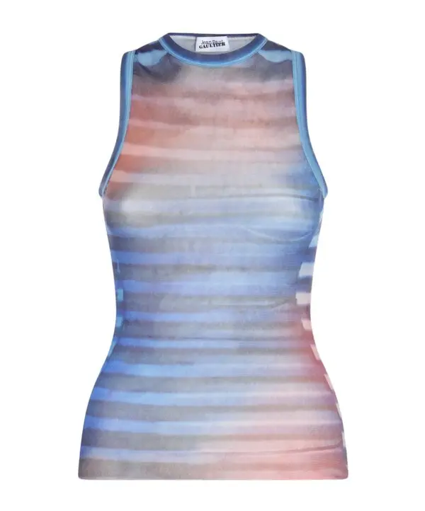 JEAN PAUL GAULTIER Sleeveless Graphic Print Vest