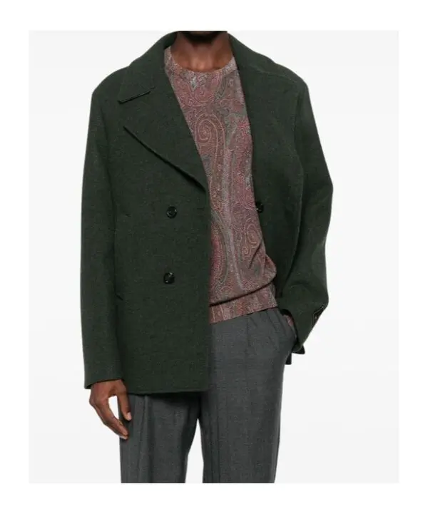 Etro Double-breasted Peacoat