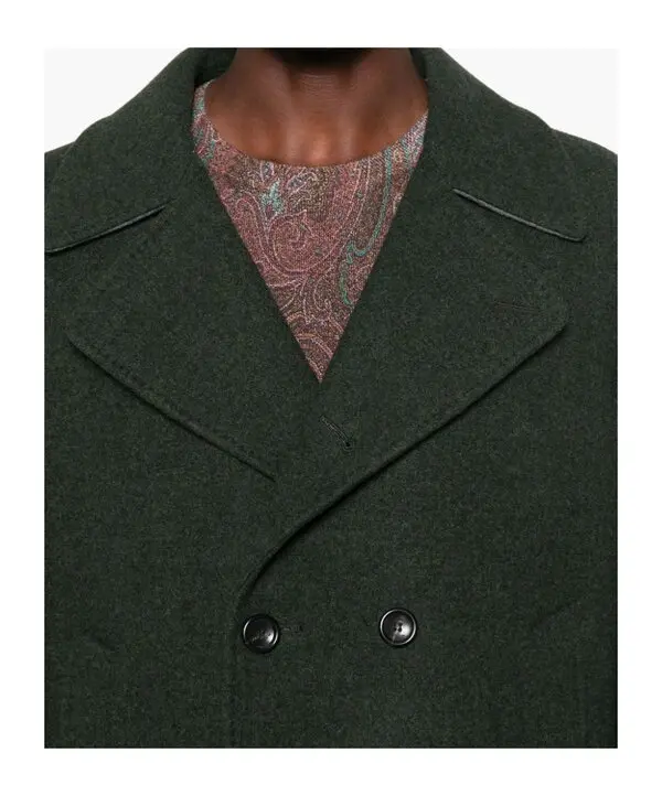 Etro Double-breasted Peacoat
