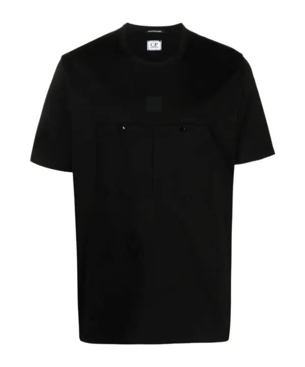C.P. COMPANY Logo-appliqué Crewneck T-shirt