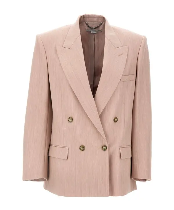 Stella McCartney Oversized Double-breasted Blazer - Nude