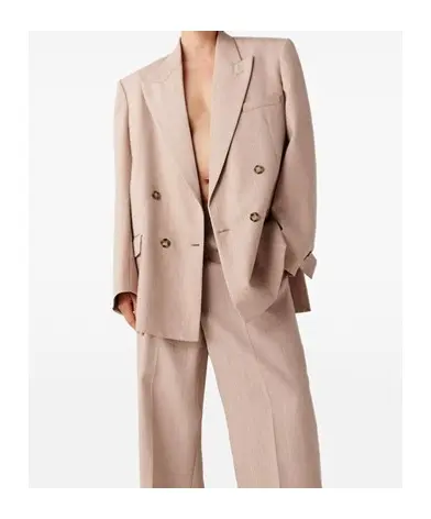 Stella McCartney Oversized Double-breasted Blazer - Nude