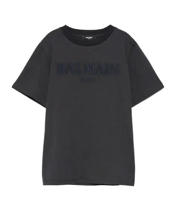 Balmain Paris Embroidered Logo T-shirt