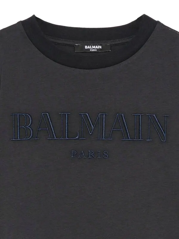 Balmain Paris Embroidered Logo T-shirt