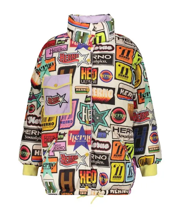Herno Reversible Logo-print Puffer Coat