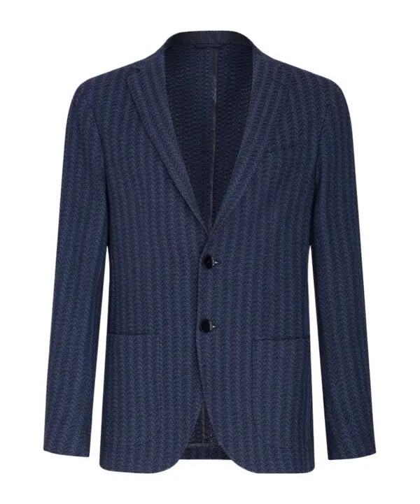 Etro Single Breasted Striped Blazer