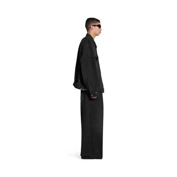 Balenciaga Deconstructed Straight Hem Denim Jacket