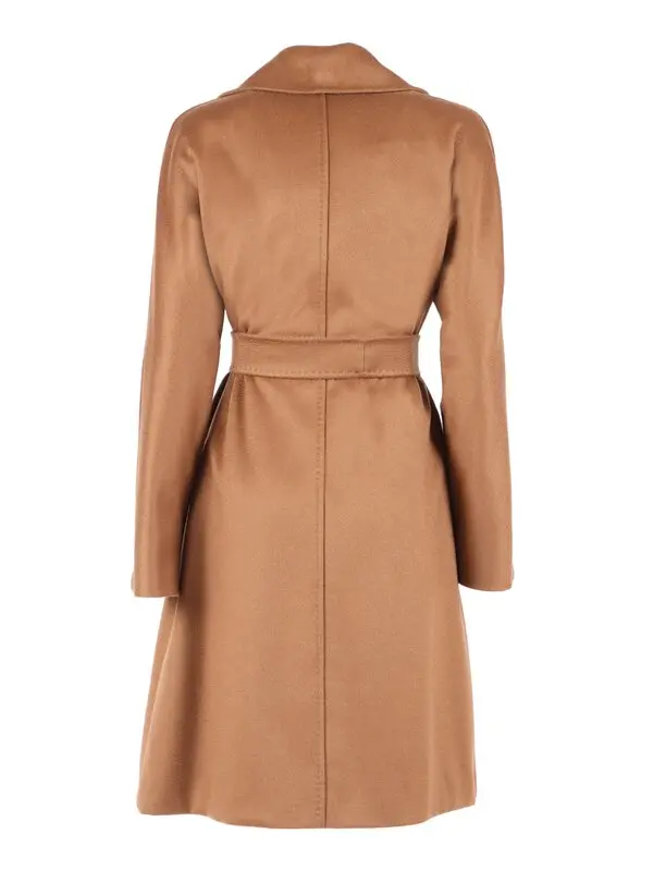 Max Mara Wool Single-breasted Belted Coat