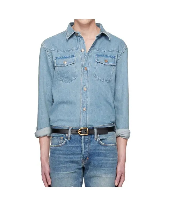 TOM FORD Washed Denim Shirt
