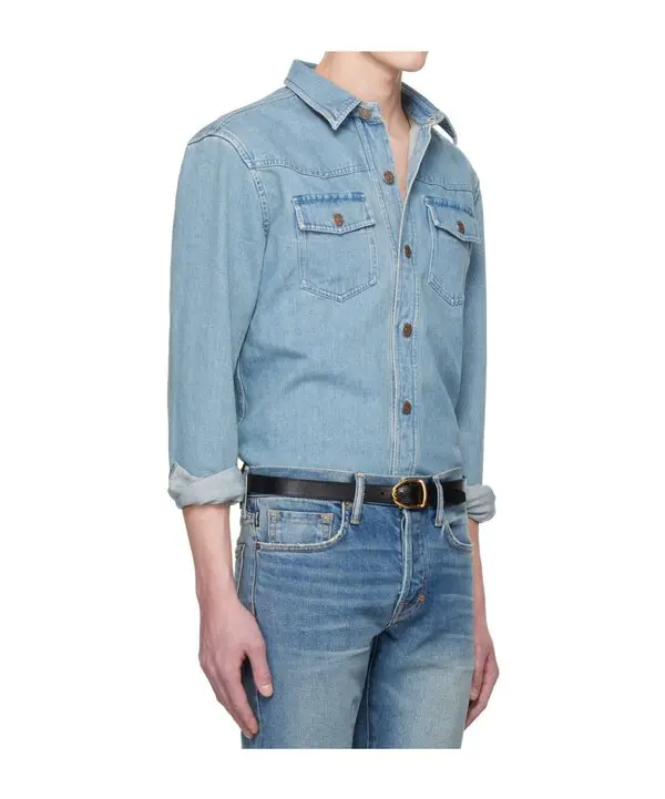 TOM FORD Washed Denim Shirt