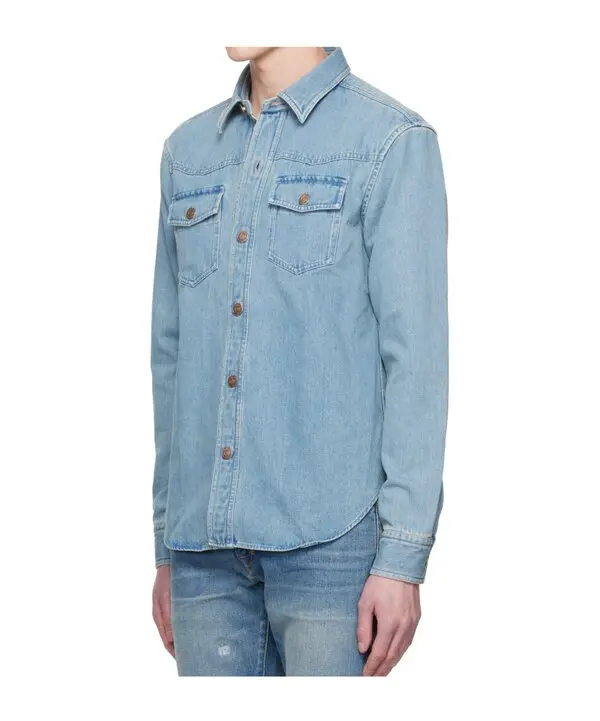 TOM FORD Washed Denim Shirt