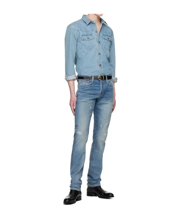 TOM FORD Washed Denim Shirt