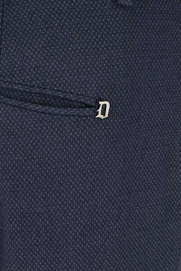 DONDUP Mid-rise Slim-cut Chino Trousers - Black