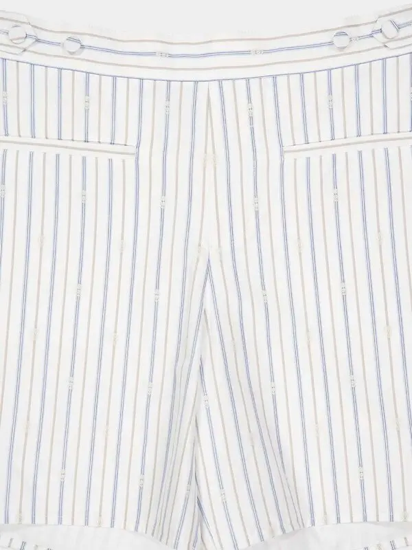 Alexander McQueen Striped Pyjama Shorts