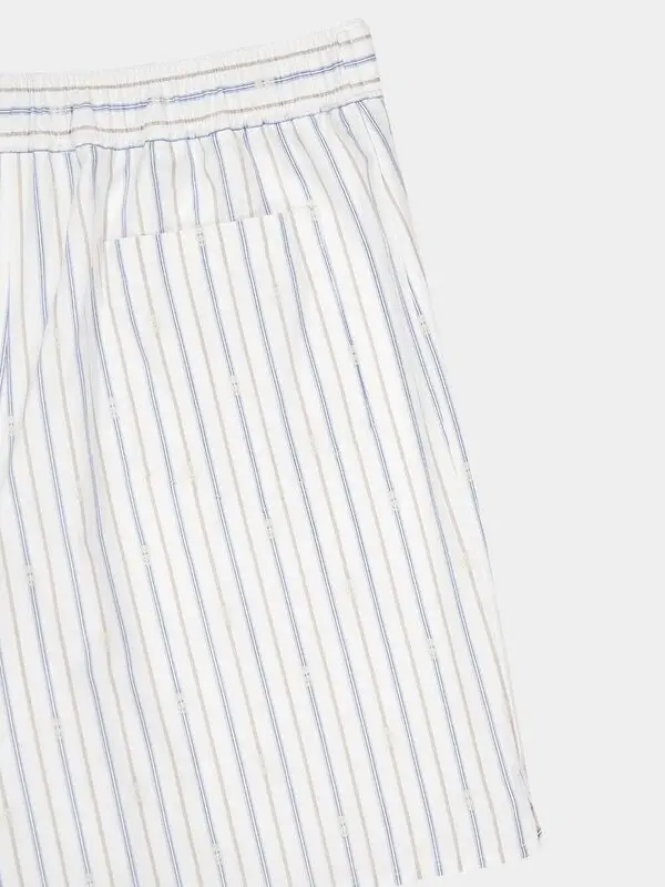Alexander McQueen Striped Pyjama Shorts