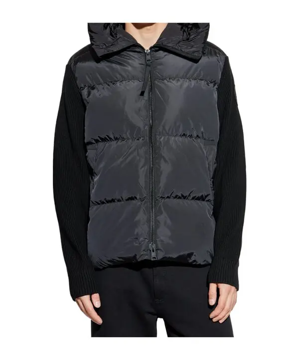 Canada Goose Quilted Hooded Padded Jacket - Black