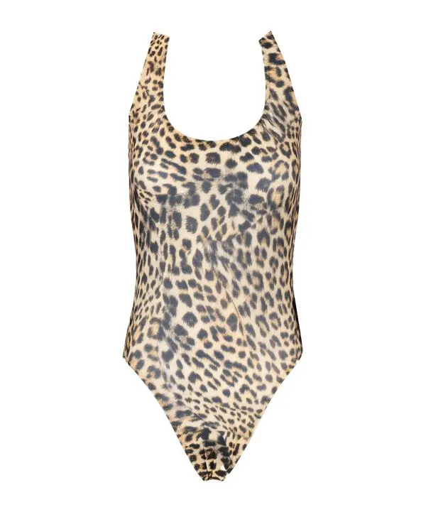 Norma Kamali Super Low Back Mio" Swimsuit - Nude