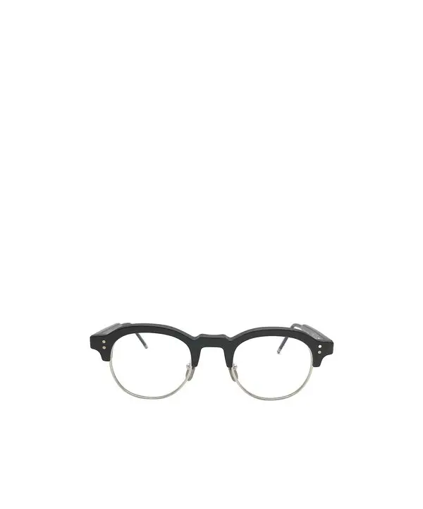 Thom Browne Oval Frame Glasses - Black