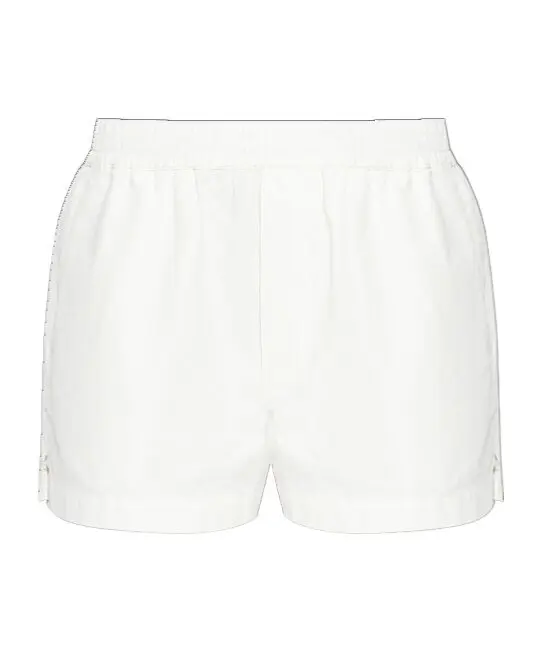 Dsquared2 Logo Embroidered Shorts - White
