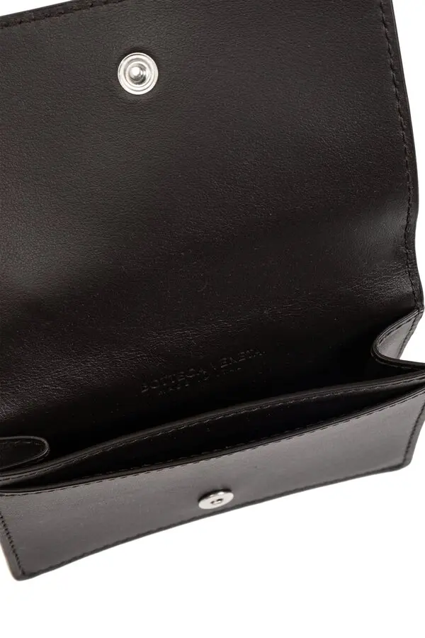 Bottega Veneta Intrecciato Business Card Case - Brown