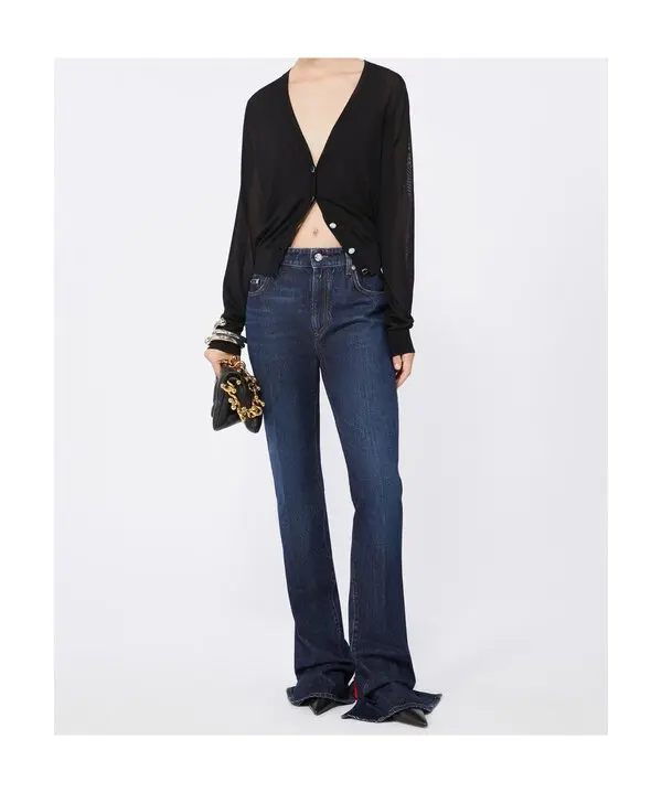 Sportmax V-neck Button-up Cardigan - Black