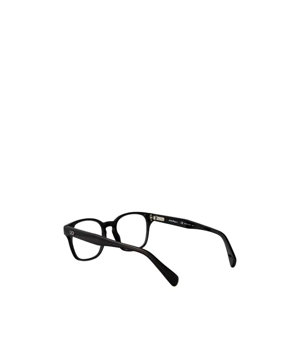 FERRAGAMO Square Frame Eyeglasses - Black