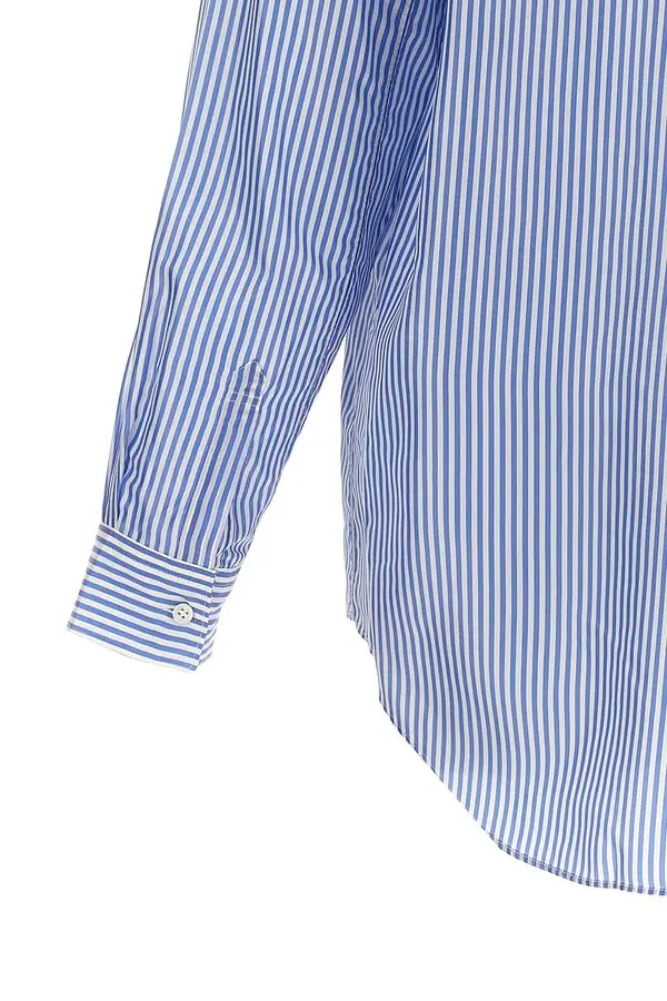 Comme Des Garçons Comme Des Garons Shirt Striped Buttoned Shirt - Blue
