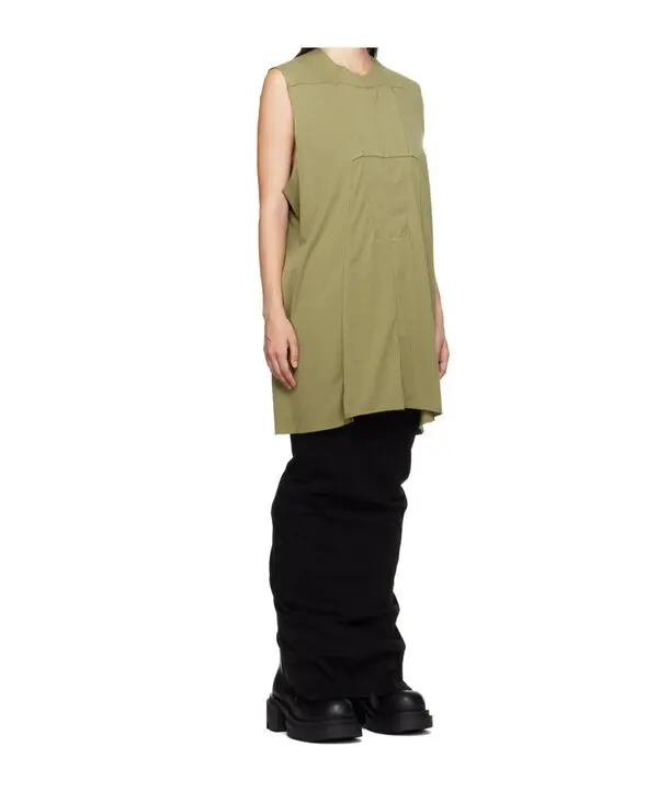 Rick Owens Sleeveless Spliced Vest