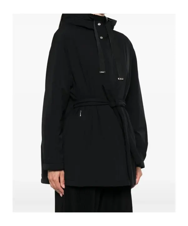Herno Belted Drawstring Hooded Coat