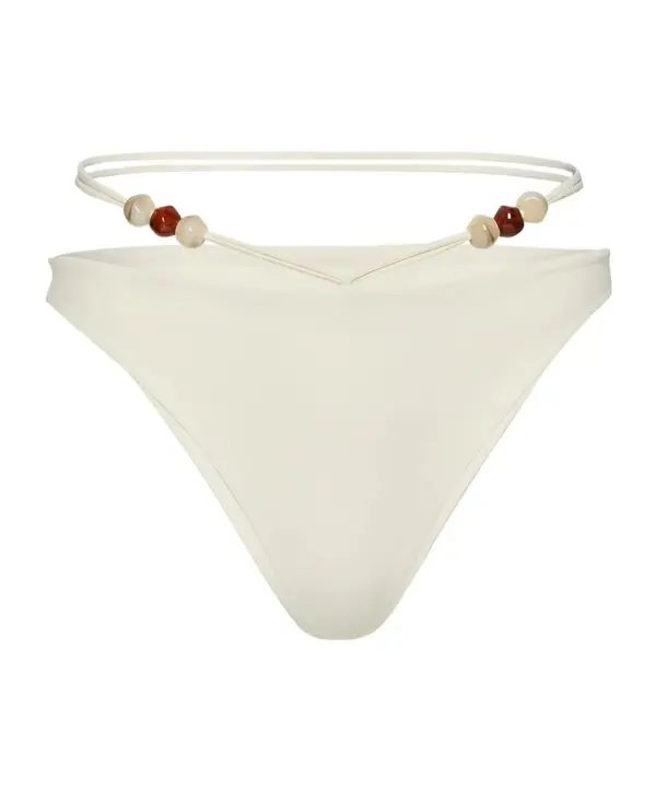 Magda Butrym Strappy Swim Briefs - Cream