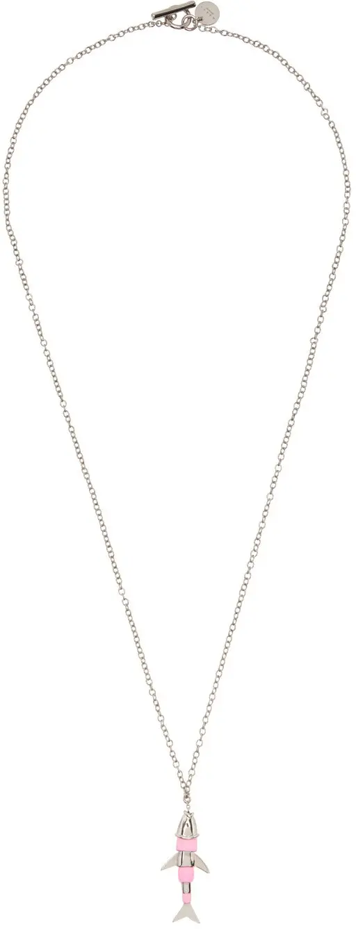 Marni Fish Pendant Necklace - Yellow