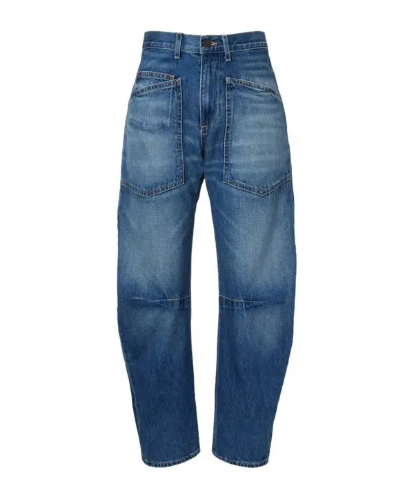NILI LOTAN Belted Jeans