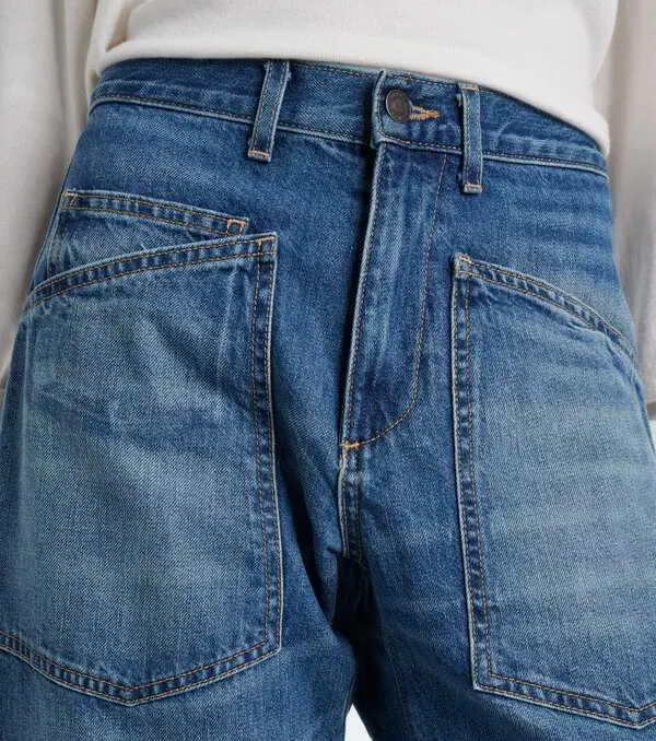 NILI LOTAN Belted Jeans